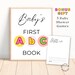 Blank Alphabet Book,baby's First ABC Book, Baby's Alphabet Book ...