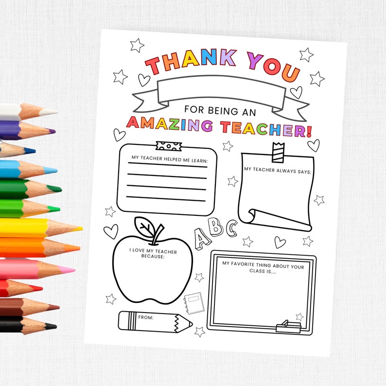 Teacher Appreciation Printable,teacher Appreciation,principal Gift ...