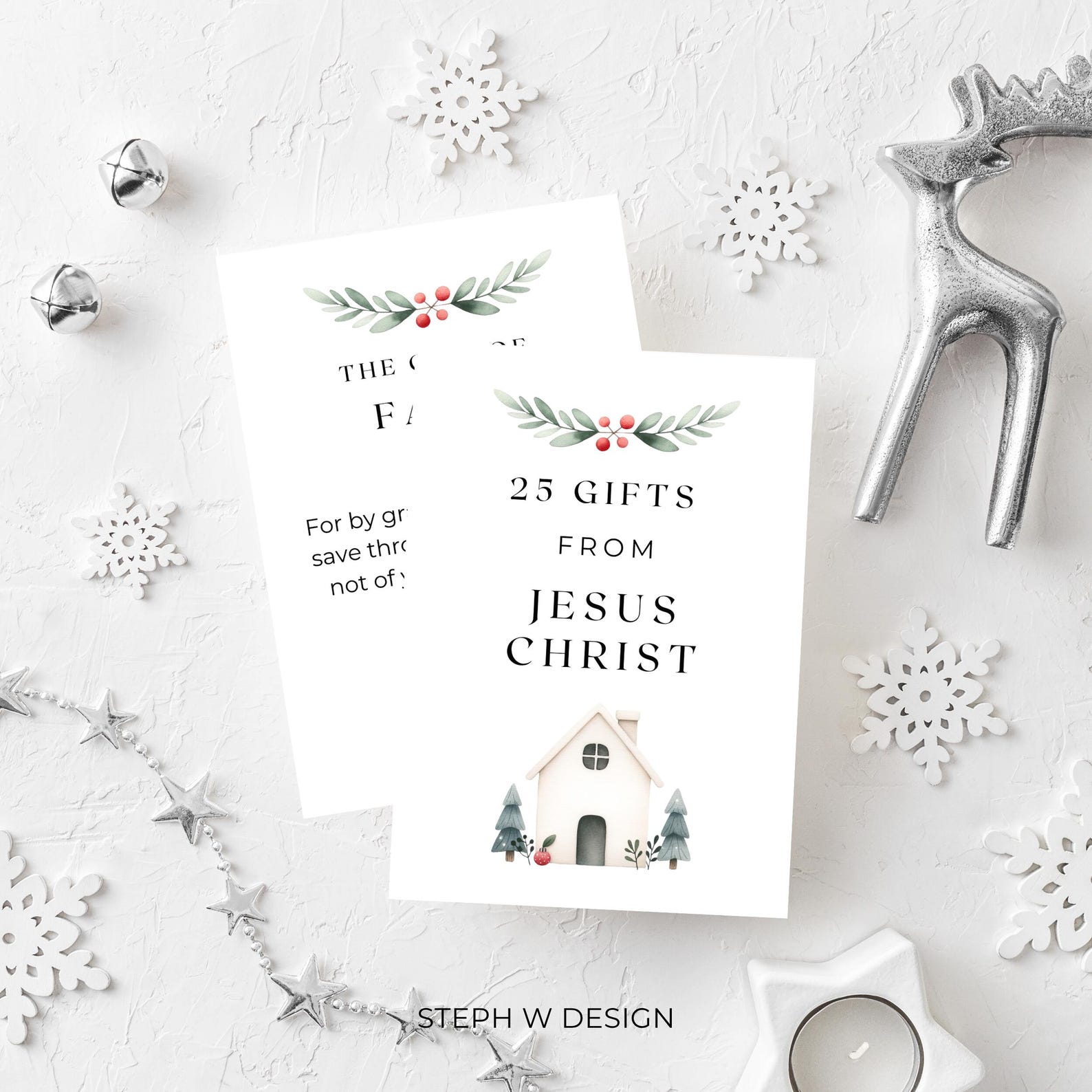 25 Gifts From Jesus Christ, Christmas Scripture Cards, Advent Scripture ...