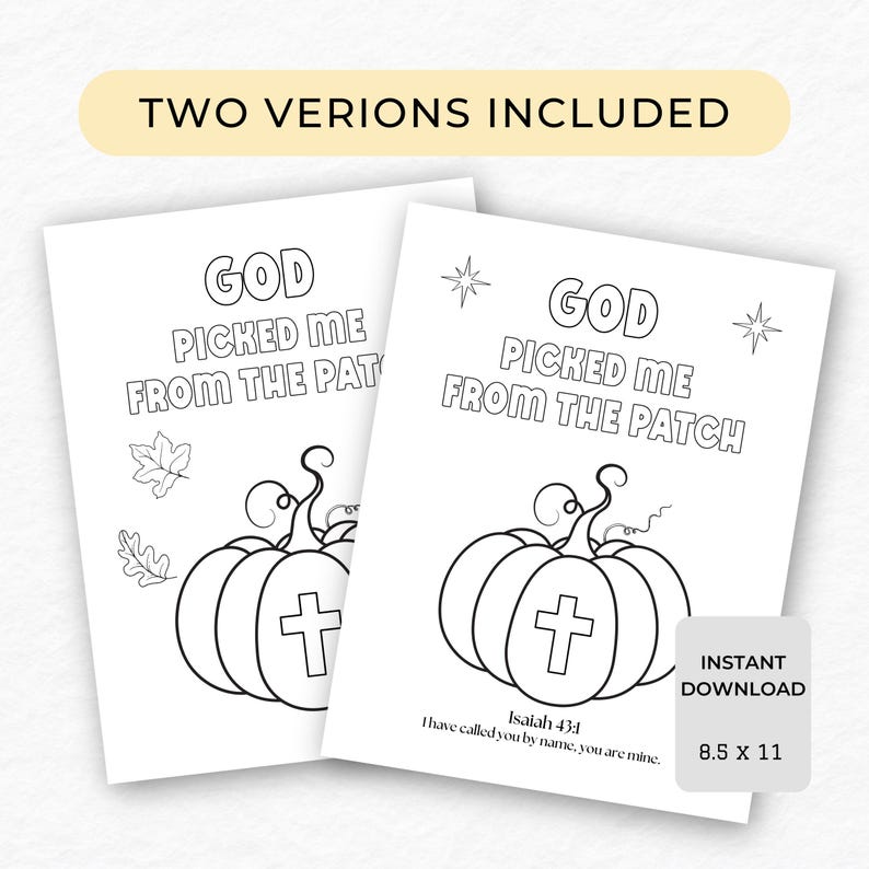 Fall Bible Coloring Pages, Sunday School Activities, Church Activities ...