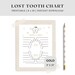 Tooth Fairy Receipt, Tooth Fairy Letter, Lost Tooth Chart, Tooth ...