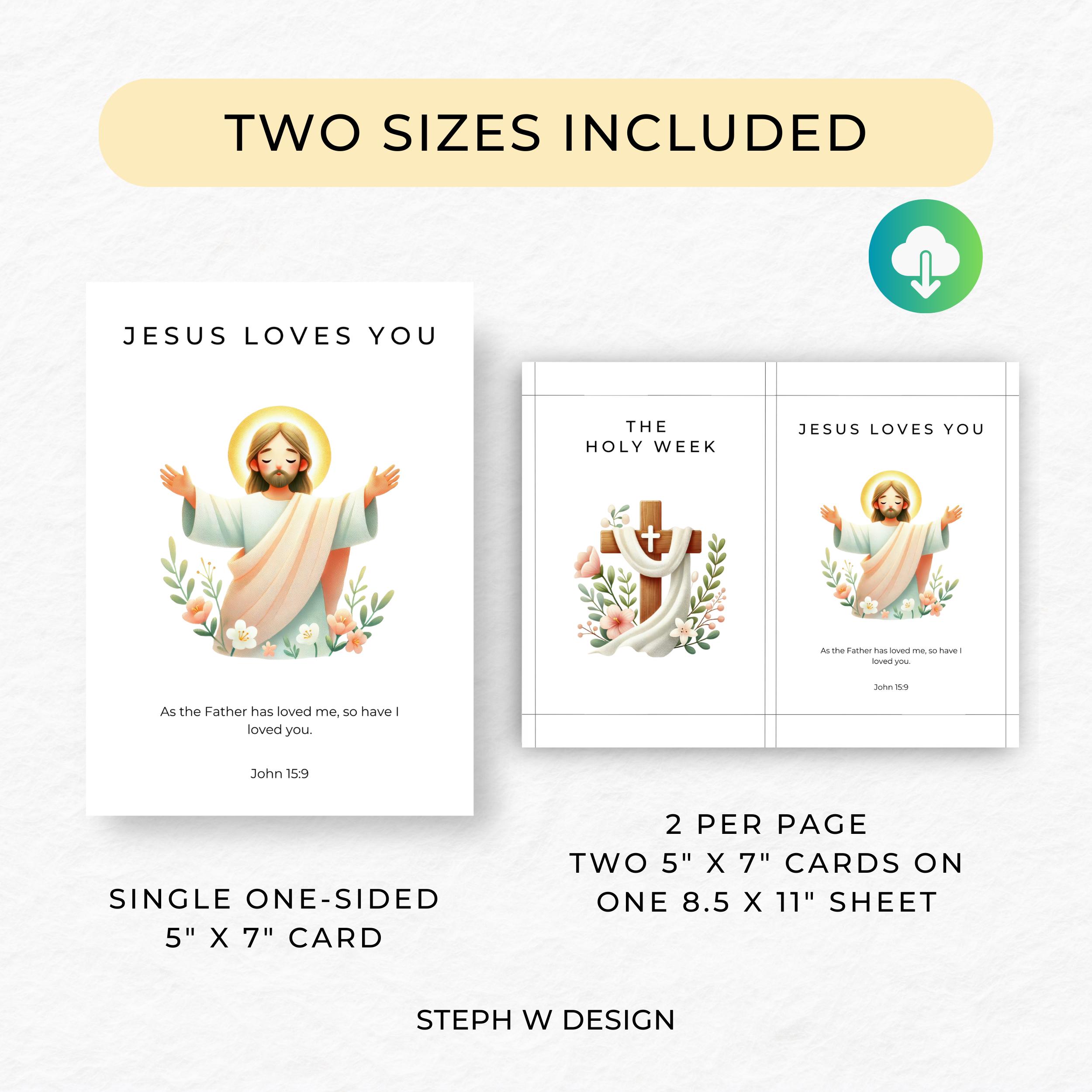 Easter Story Cards for Kids, Christian Easter Cards Pack, Advent ...