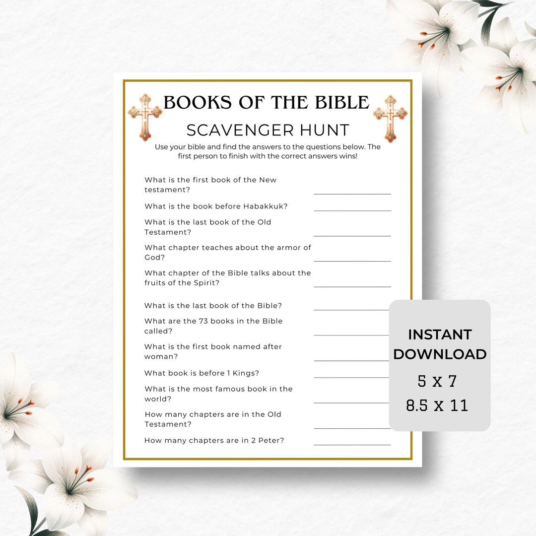 Bible Game | Homeschool Printable | Youth Group Game | Old Testament ...