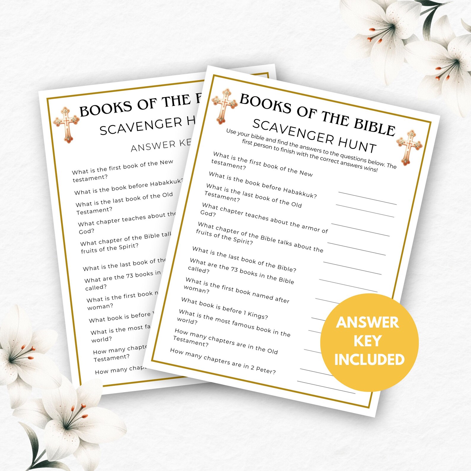 Bible Game | Homeschool Printable | Youth Group Game | Old Testament ...