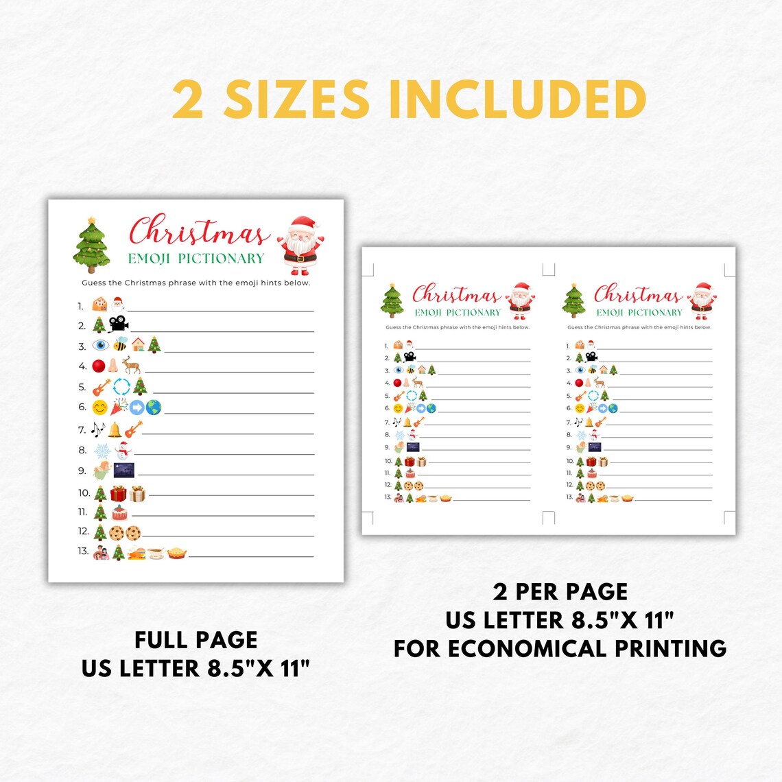 Christmas Emoji Pictionary | Kids & Adults | Christmas Songs ...