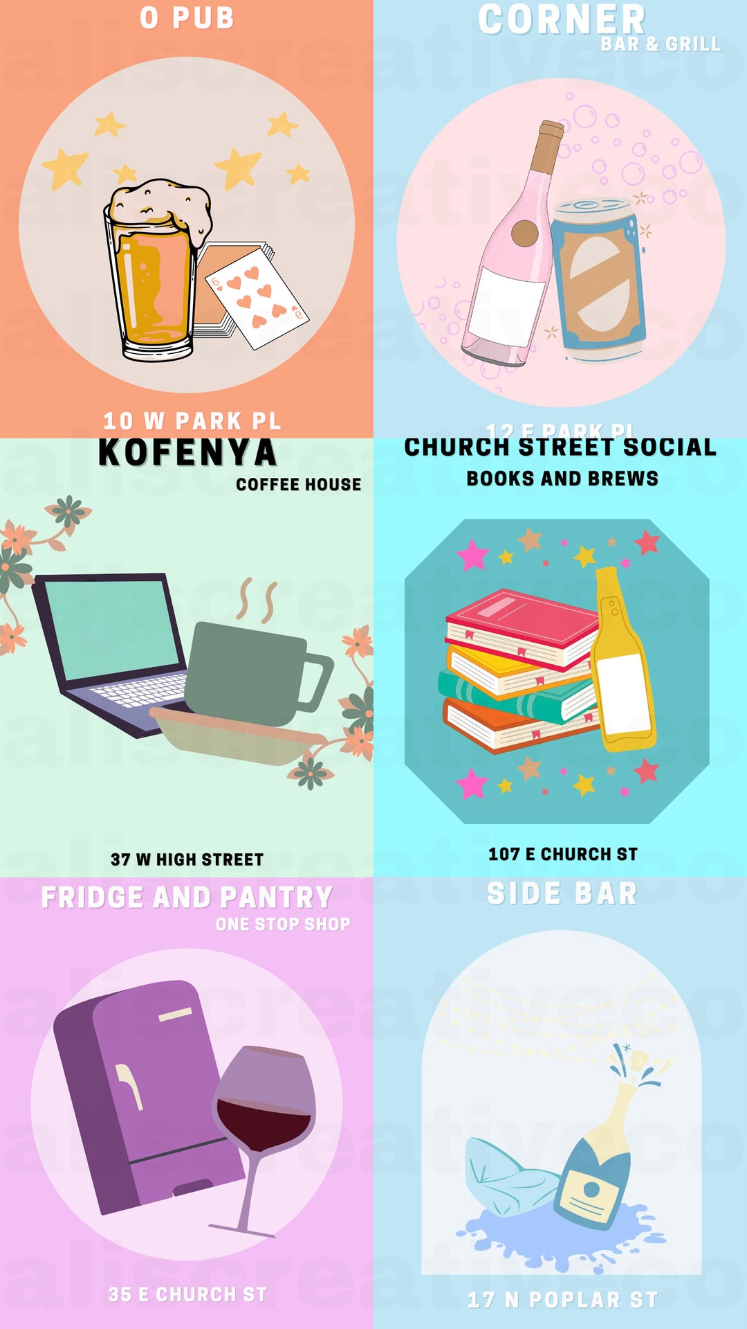 MORE OXFORD Ohio Miami University College Town Preppy Prints - Etsy