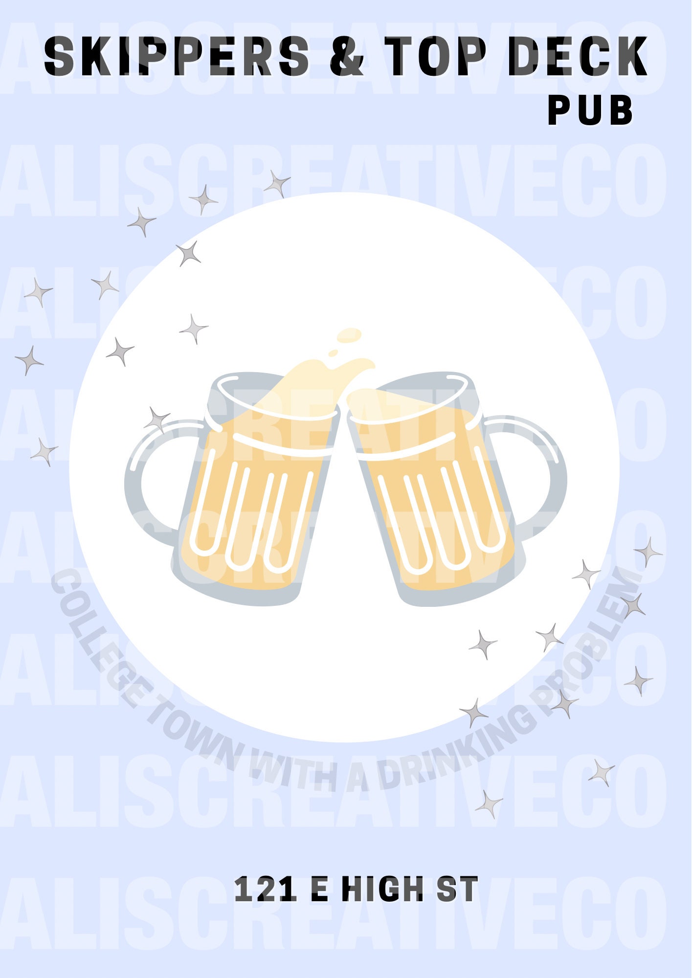 OXFORD Ohio Miami University College Town Preppy Prints - Etsy