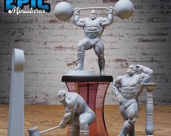 Orc Strongman by Epic Miniatures Nightsky Carnival - Etsy