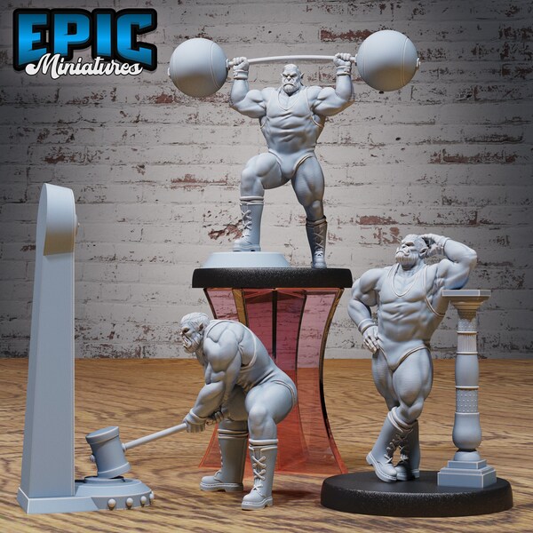 Circus Strongman - Etsy