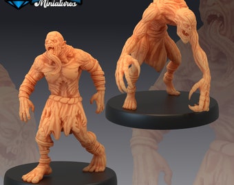 Awakened Ghoul Miniatures by Archvillain - Etsy