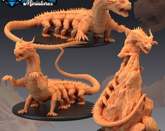 Behir / Beithir / Nathair Miniature for Dungeons & Dragons - Etsy