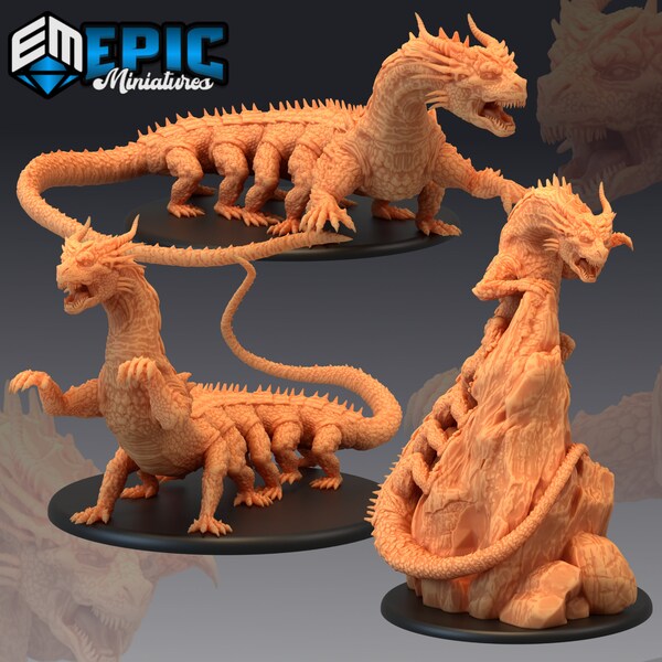 Miniature Behir Dnd Miniatures Dragon - Etsy