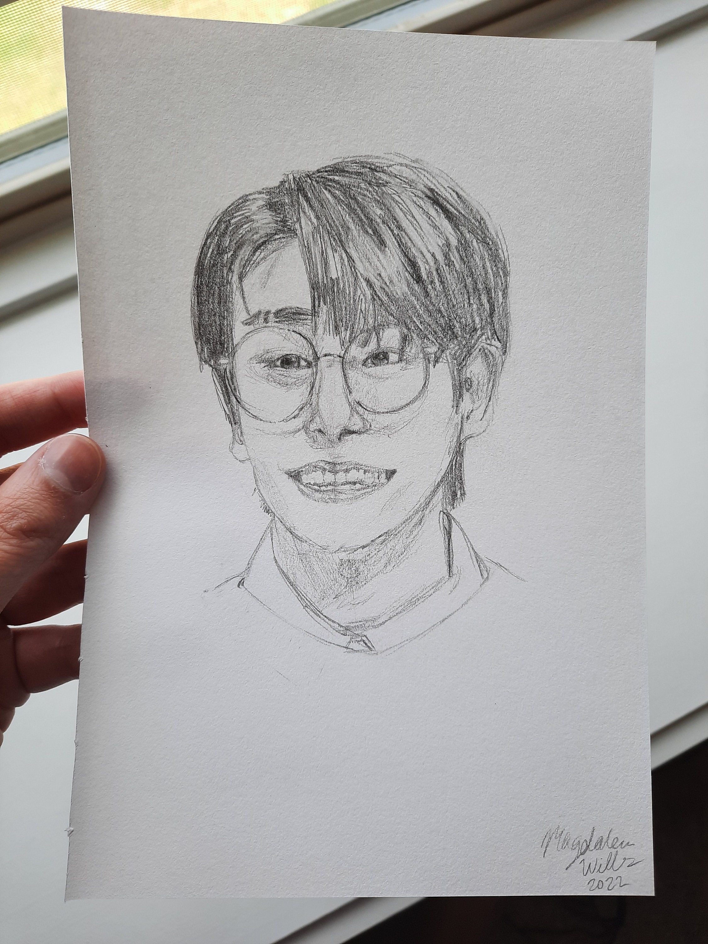 Enhypen Jake Original Hand-drawn Drawing - Etsy