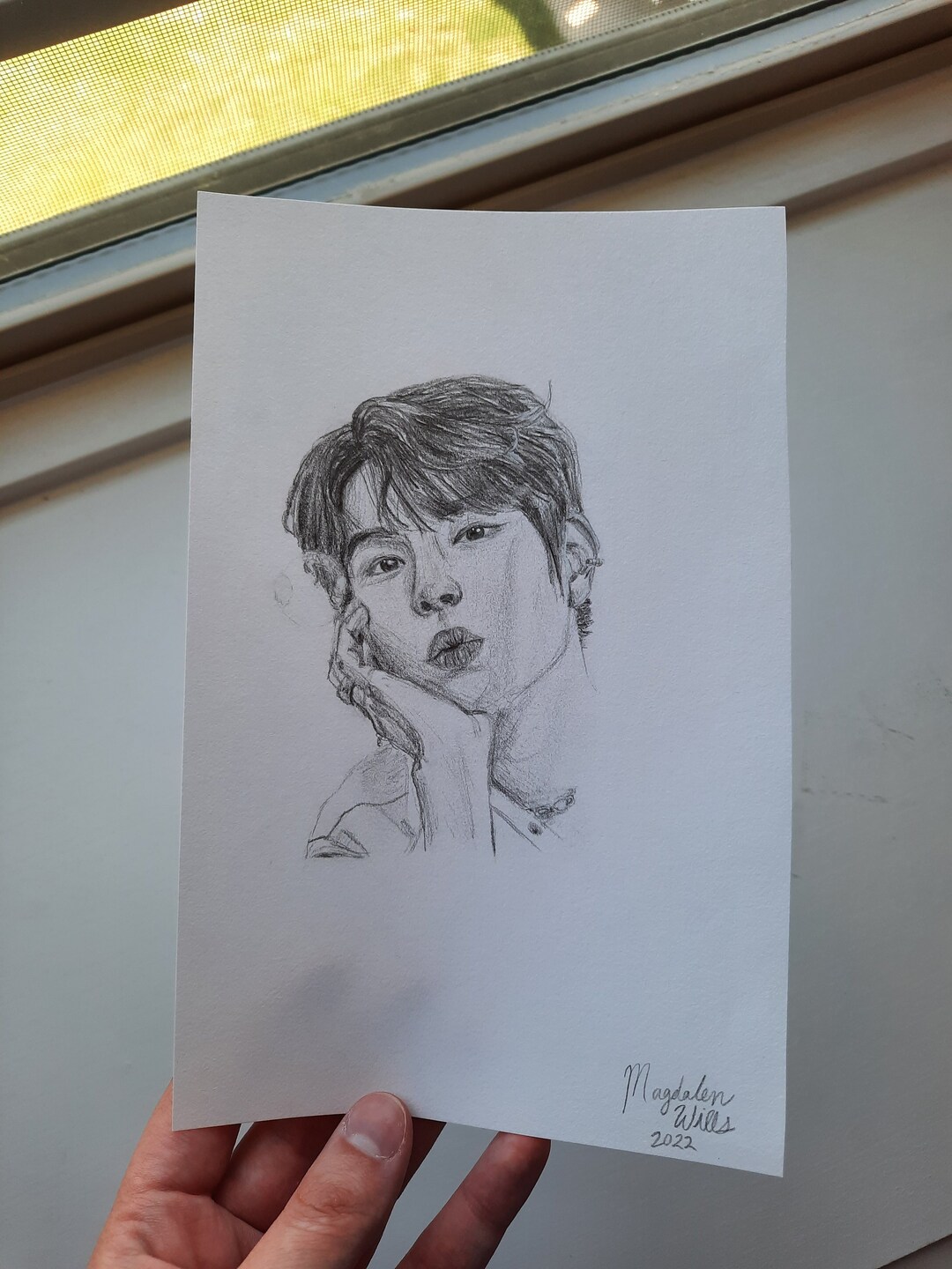 Stray Kids Seungmin Hand-drawn Original Drawing - Etsy UK