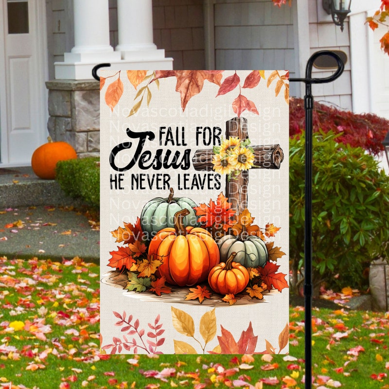 Fall Garden Flag - Etsy