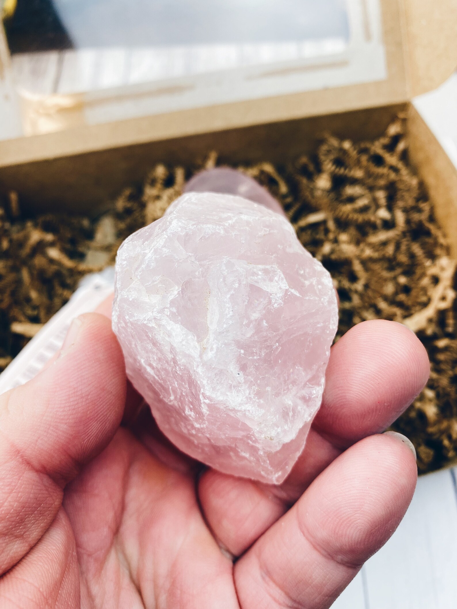 Large Self Love Gift Box Love Gift Box Rose Quartz Gift Box for Crystal ...