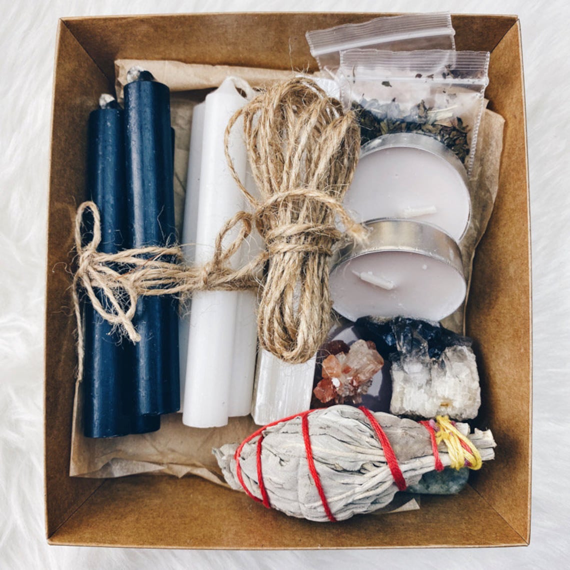 Ritual Crystal Kit Cycle Breaking Cord Cutting Ritual DIY Crystal Kit ...