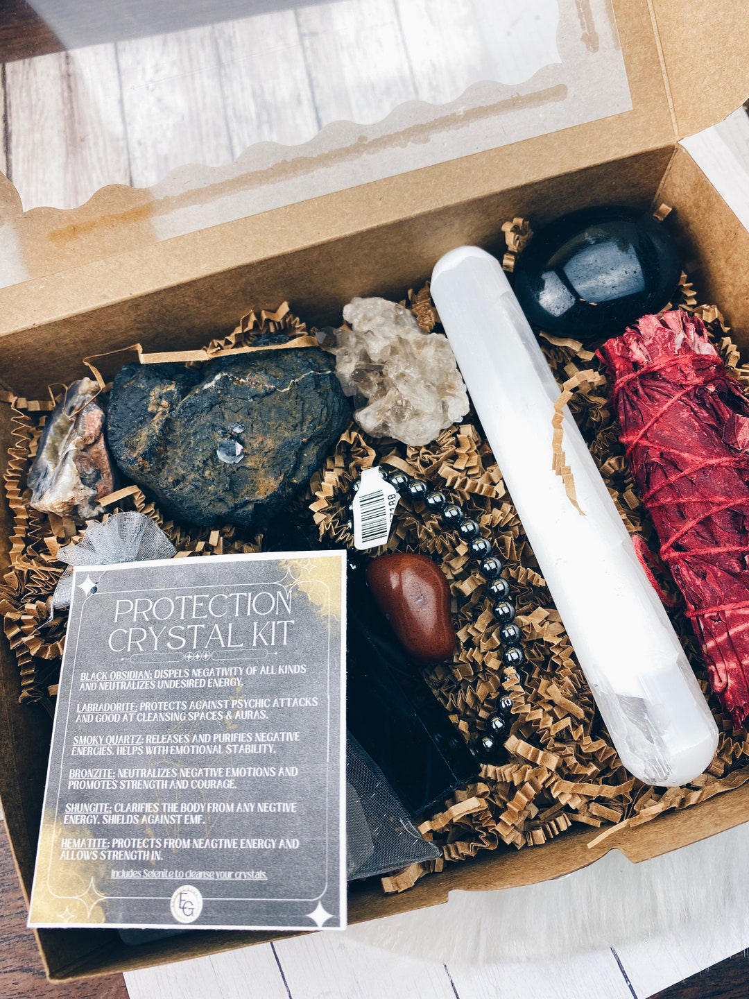 Protection Crystal Gift Box Protection Bundle Crystal Protection Gift ...