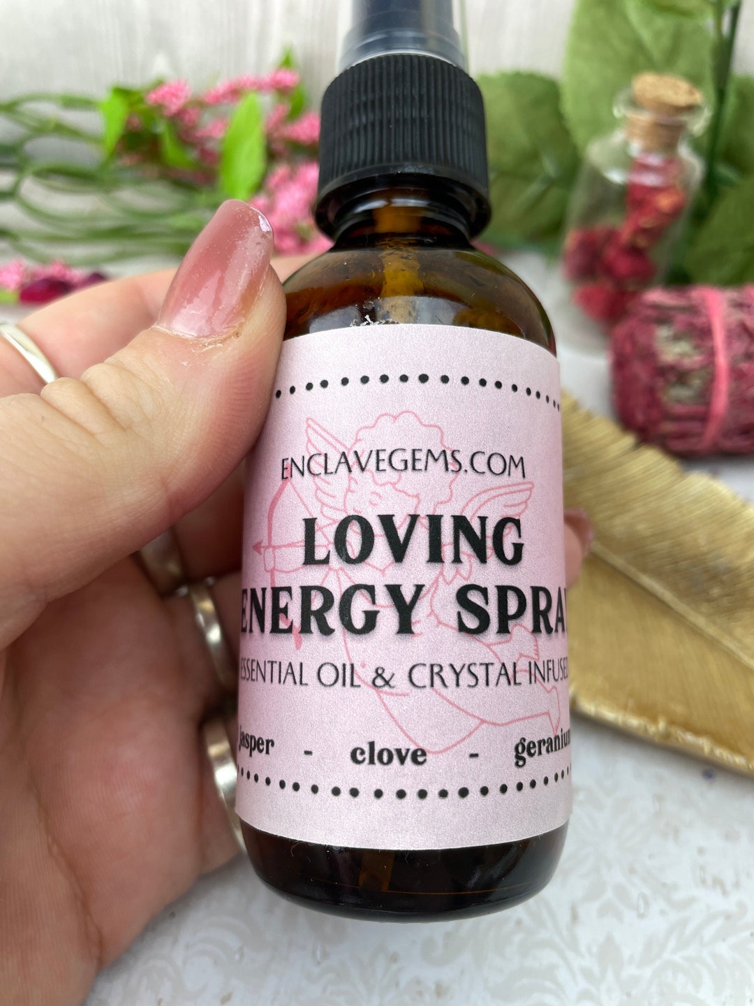 Loving Aura Spray Self Love Smudge Spray Energy Healing Energy ...