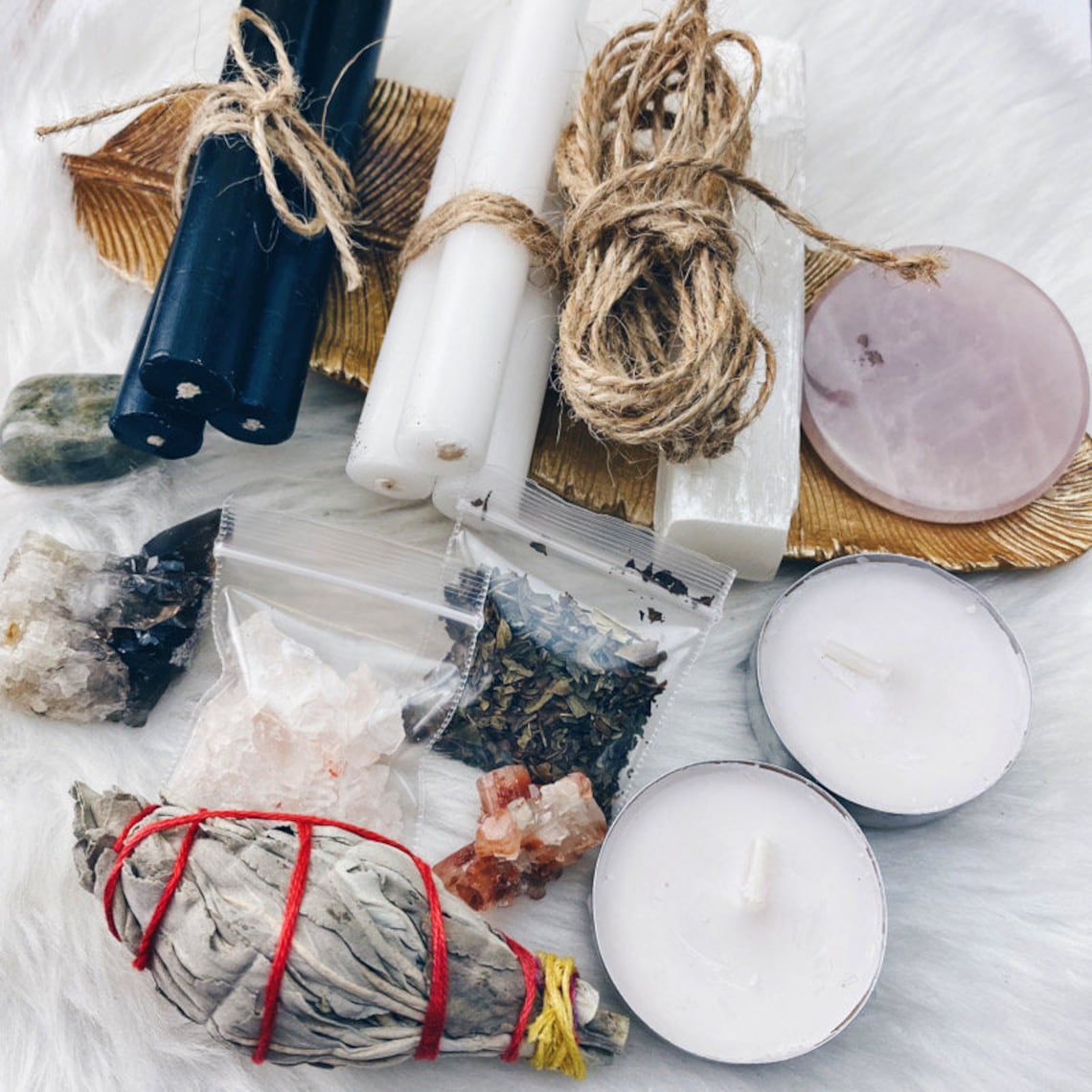 Ritual Crystal Kit Cycle Breaking Cord Cutting Ritual DIY - Etsy