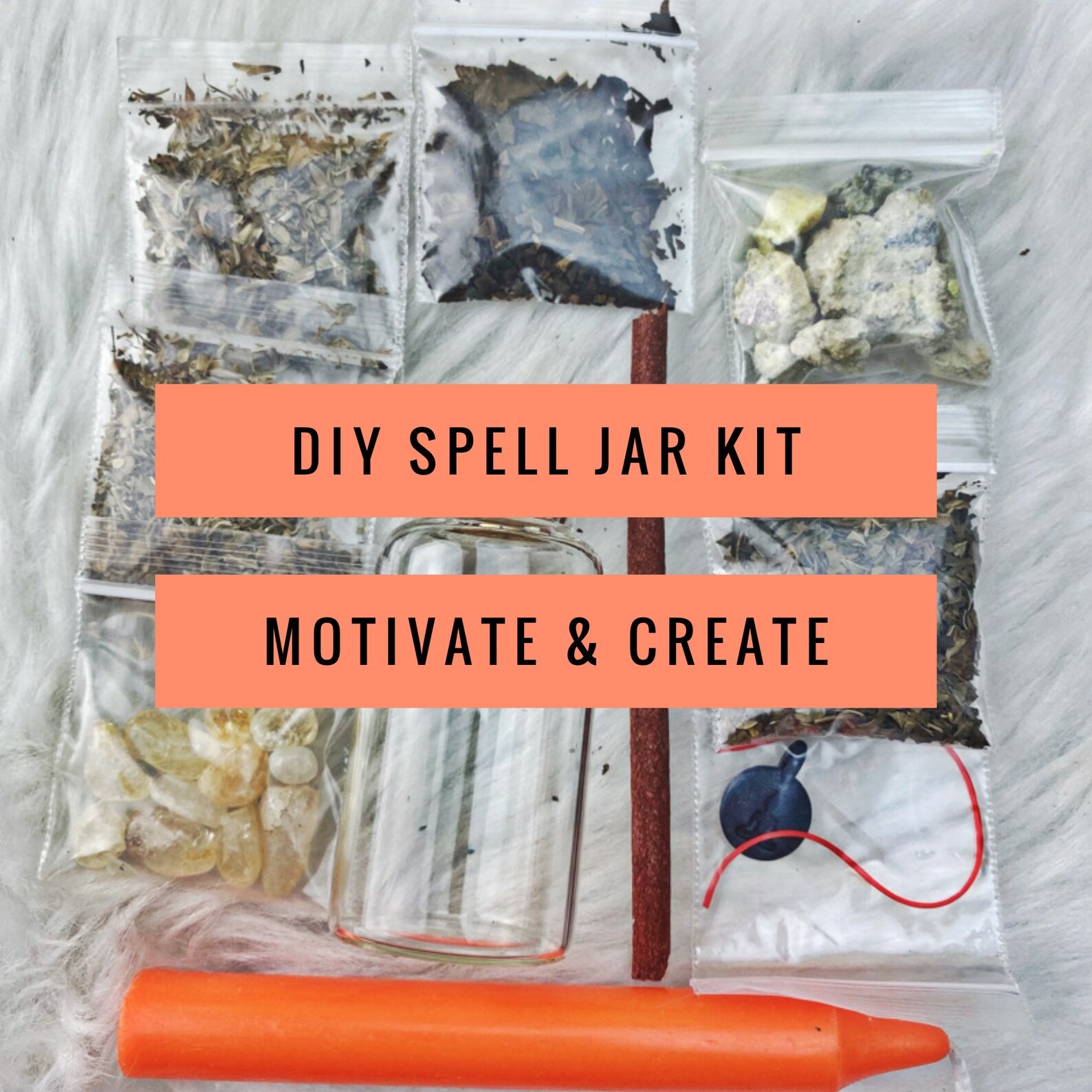 DIY Spell Jar Motivate & Create Create Your Own Spell Jar - Etsy