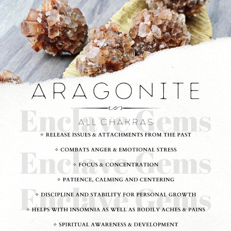 Printable Aragonite Crystal Information Card Crystal Meaning Cards ...