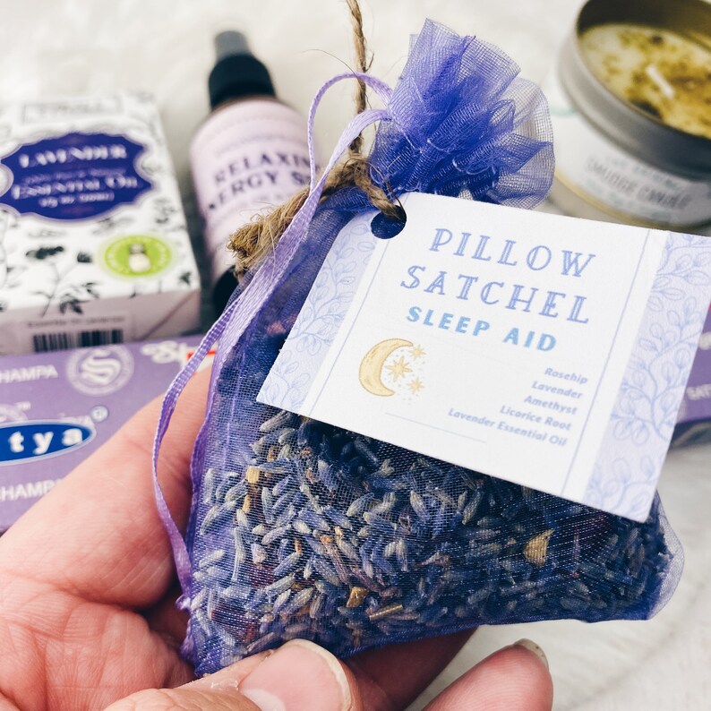 3 Pc Relaxation Gift Set Lavender Gift Box Self Care Kit Aromatherapy ...