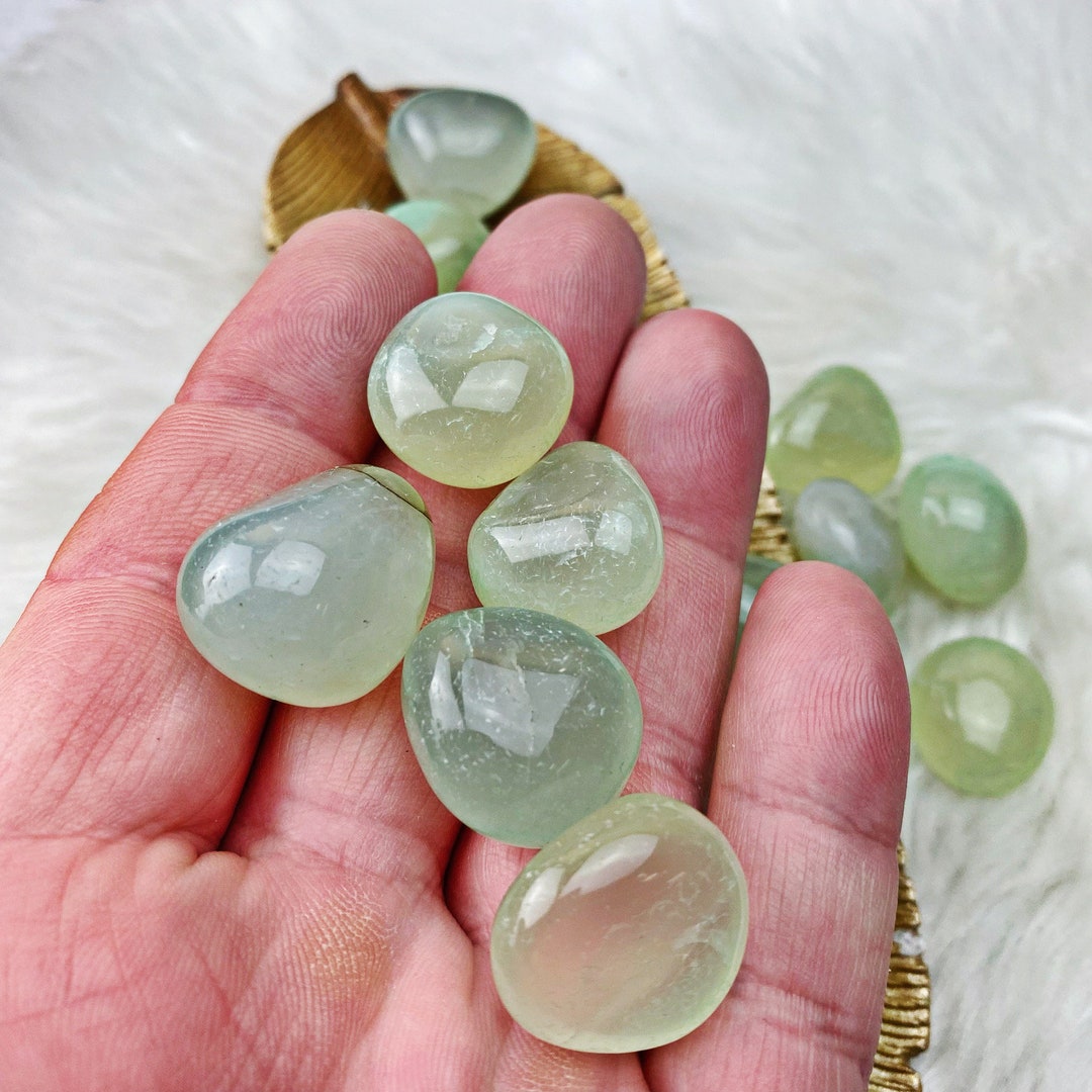 Aqua Chalcedony Tumble Stone Aqua Tumbled Stone Aqua Chalcedony Stone ...