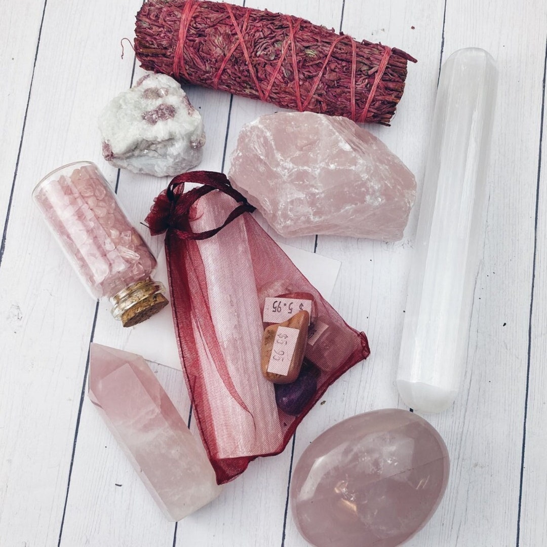 Self Love Gift for Love Gift Box Crystal Rose Quartz Gift Box for ...