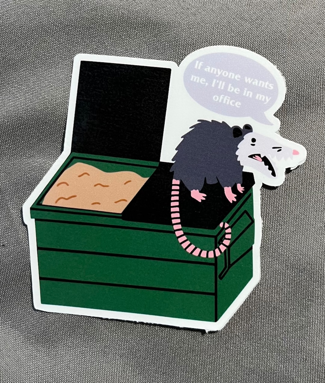 Possum Dumpster Sticker - Etsy