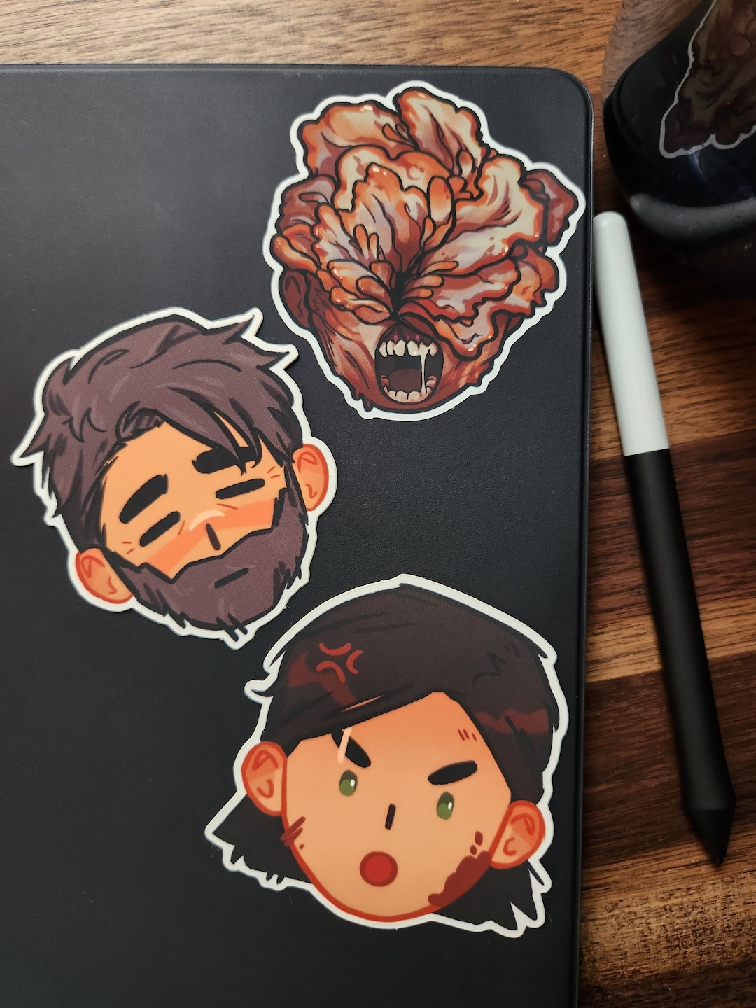 The Last of Us Stickers - Clicker, Ellie, Joel | Contour-cut Matte ...