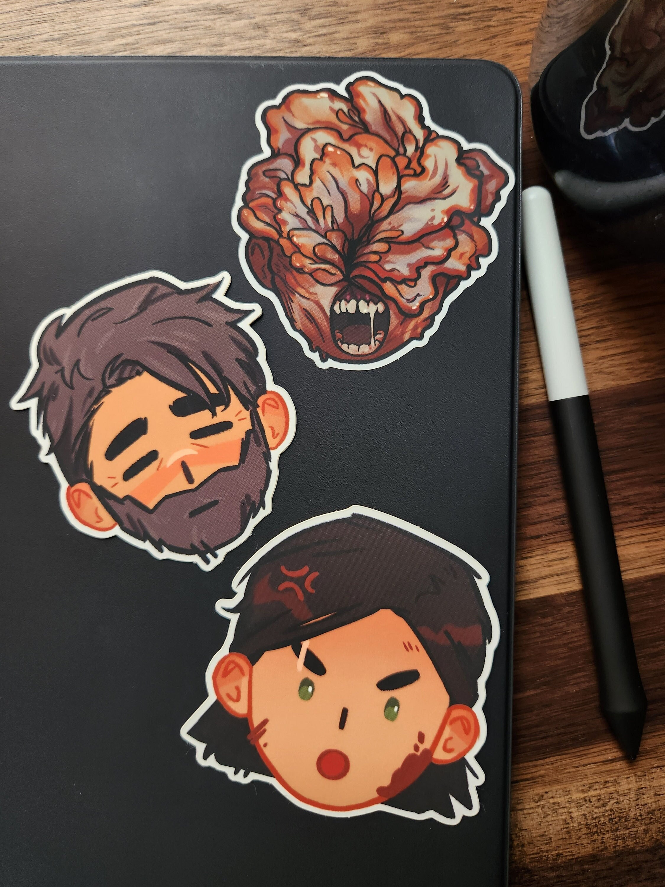 The Last of Us Stickers Clicker, Ellie, Joel Contour-cut Matte Vinyl - Etsy