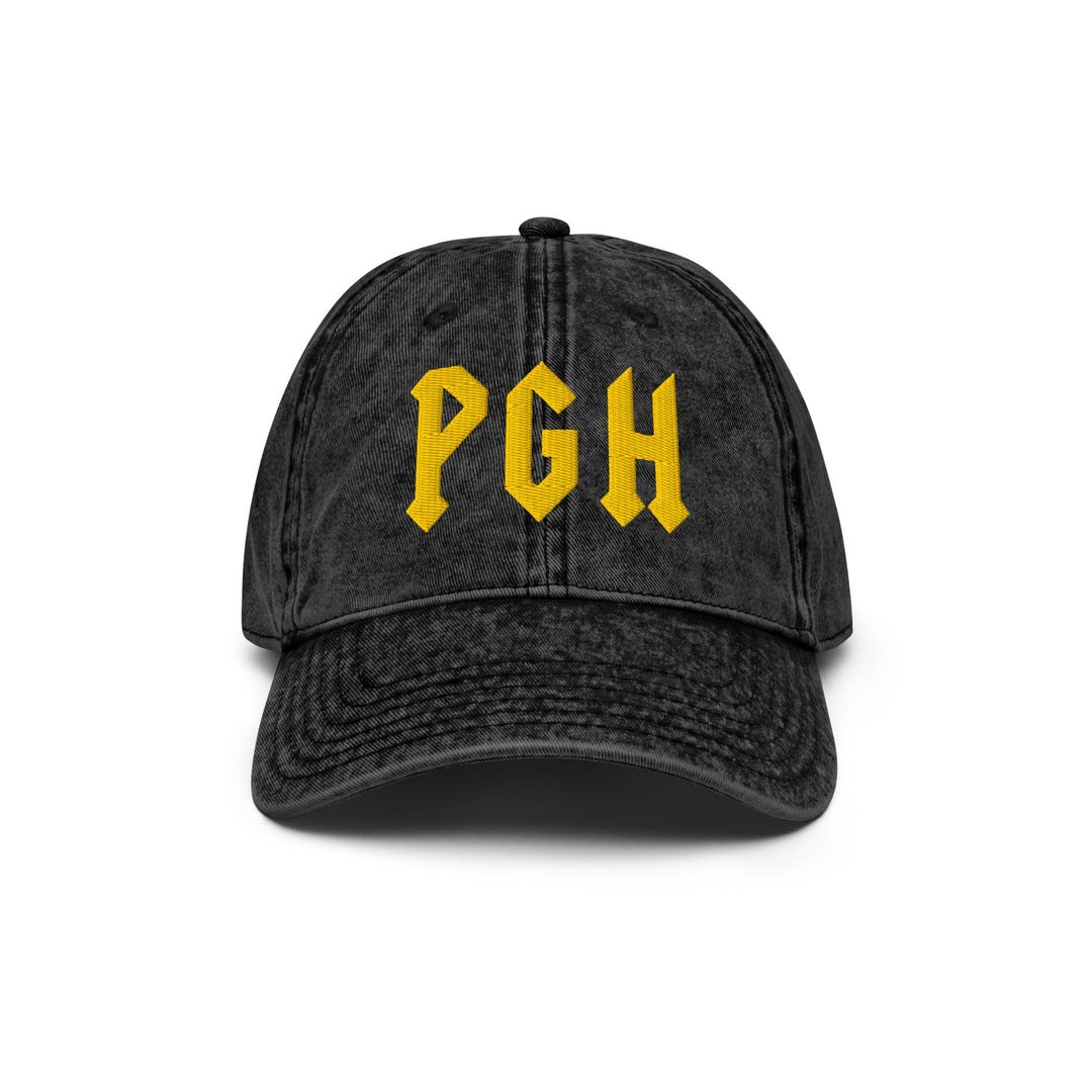 Pittsburgh PGH Hat | Pittsburgh Sports Fan Baseball Cap | Embroidered ...