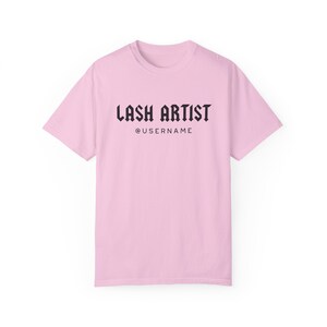 Personalized Lash Artist Shirt | Lash Artist Gift With Username | Lash ...