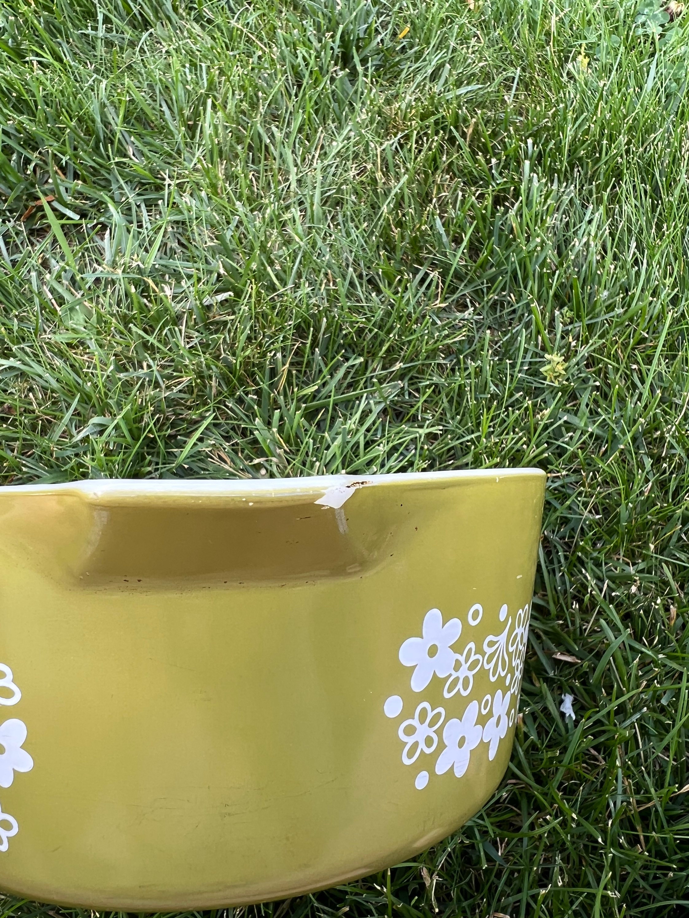 Pyrex Cinderella Crazy Daisy Mixing Bowl VINTAGE - Etsy