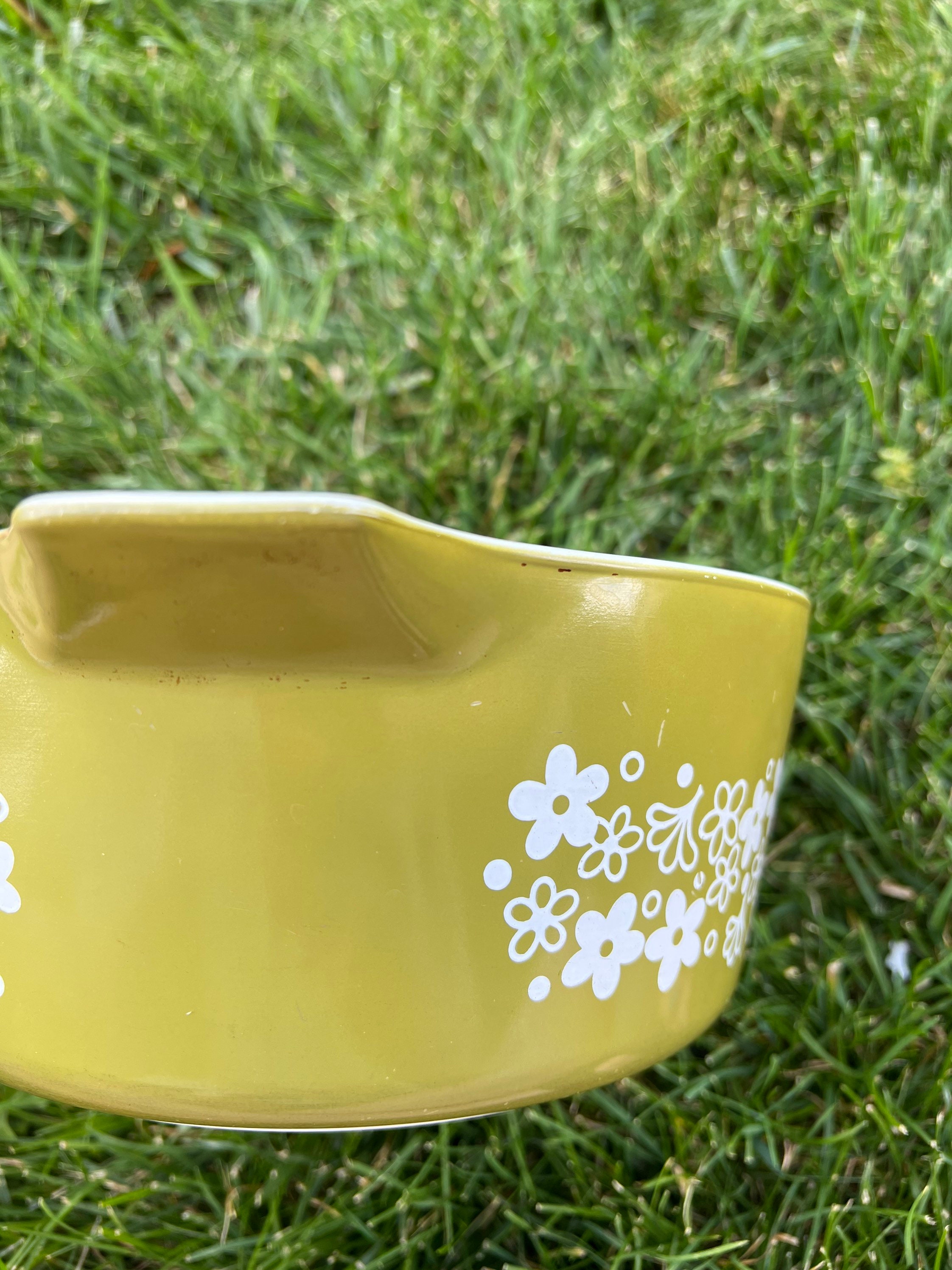Pyrex Cinderella Crazy Daisy Mixing Bowl VINTAGE - Etsy