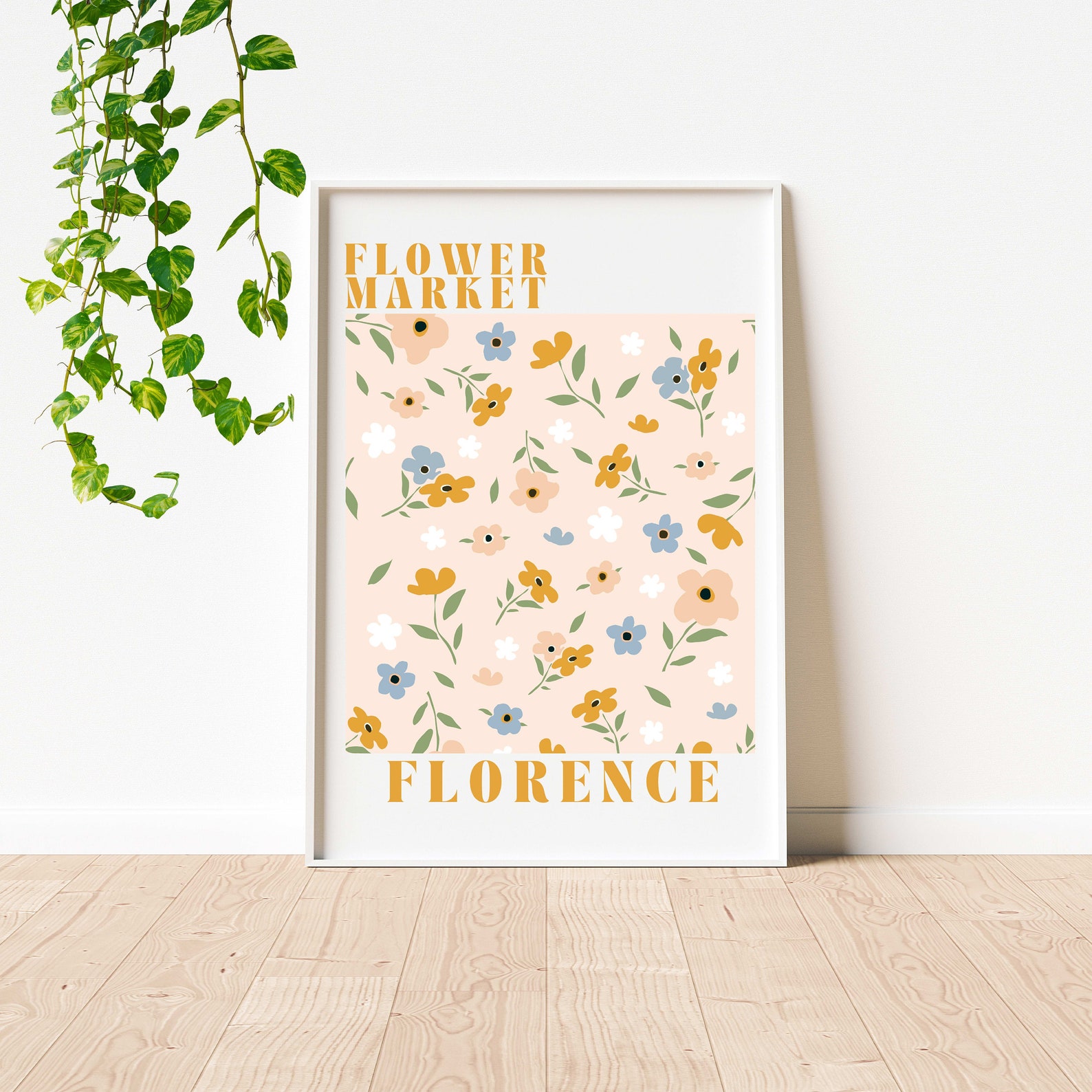 Florence Flower Market Poster, Digital Download, Printable Poster ...