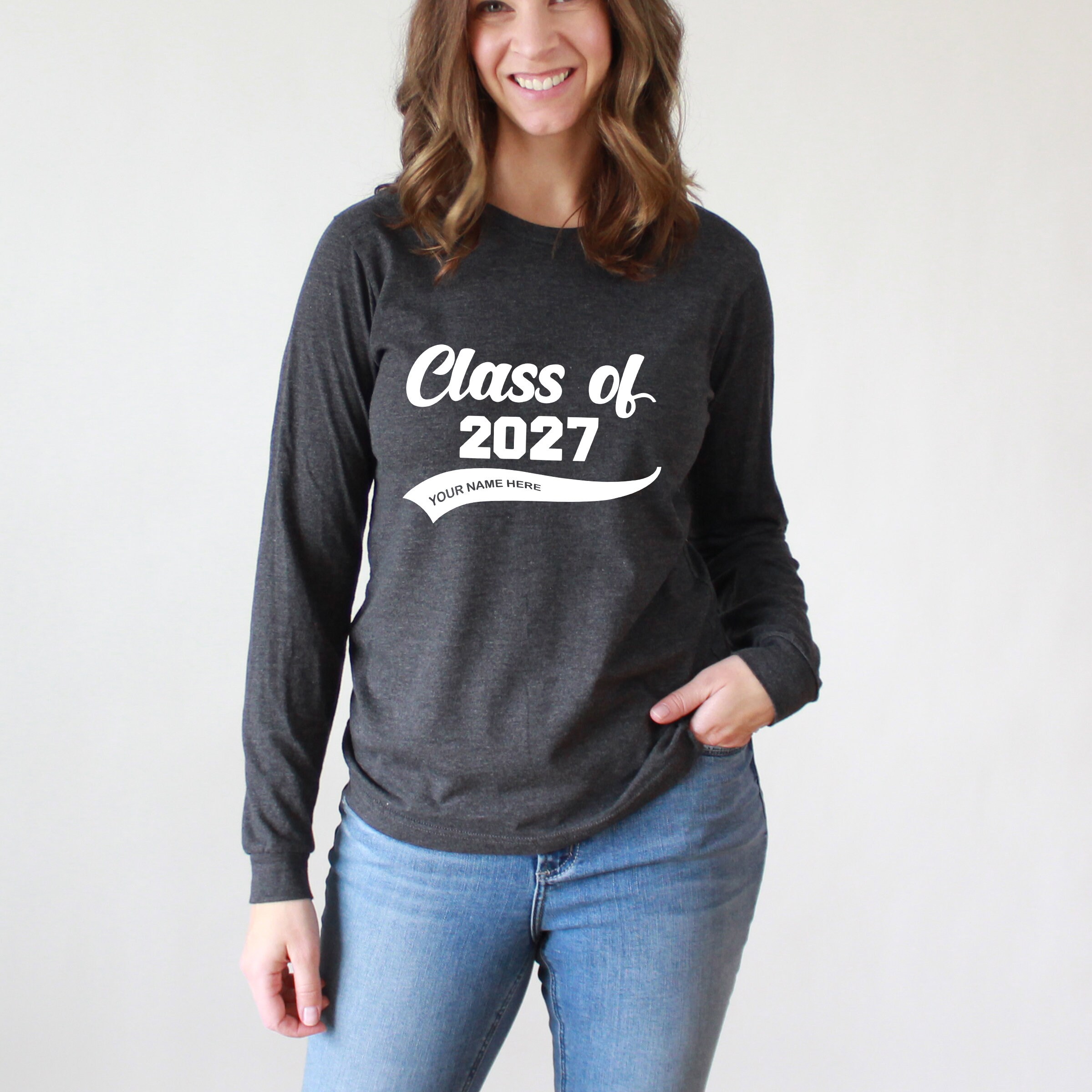 Graduation Class of Personalized T-shirt, Class of 2027, Graduation ...