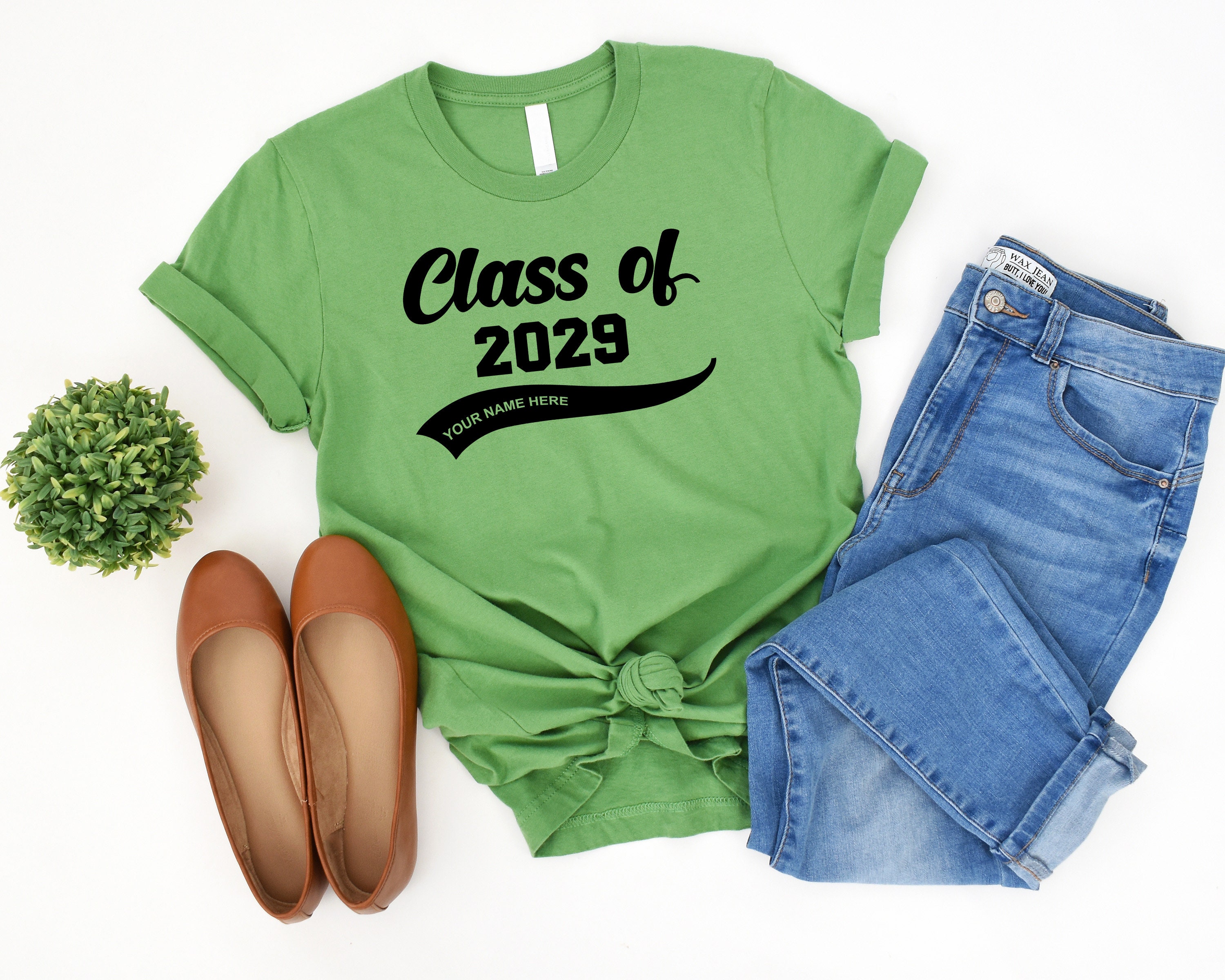 Graduation Class of Personalized T-shirt, Class of 2029, Graduation T ...