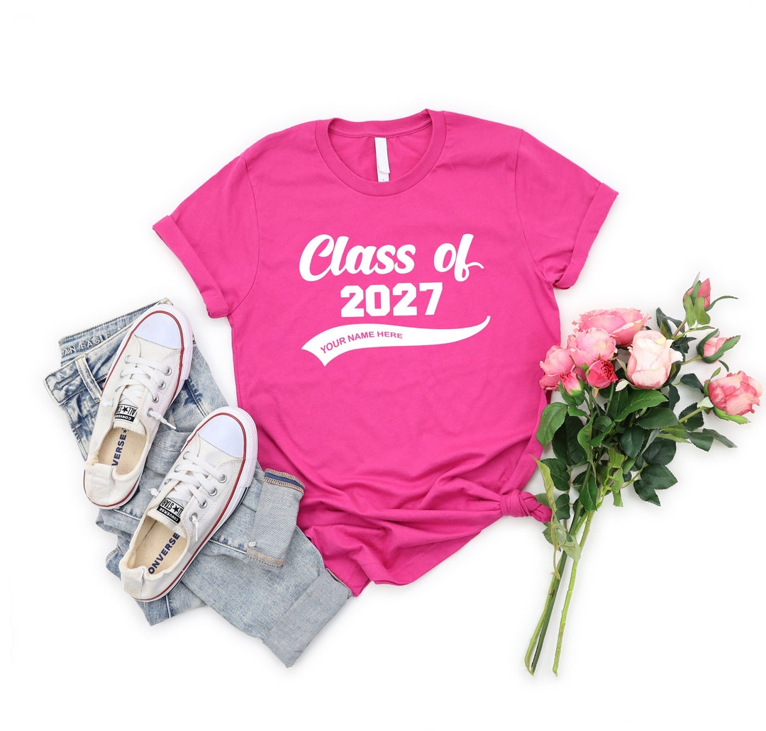 Graduation Class of Personalized T-shirt, Class of 2027, Graduation T ...