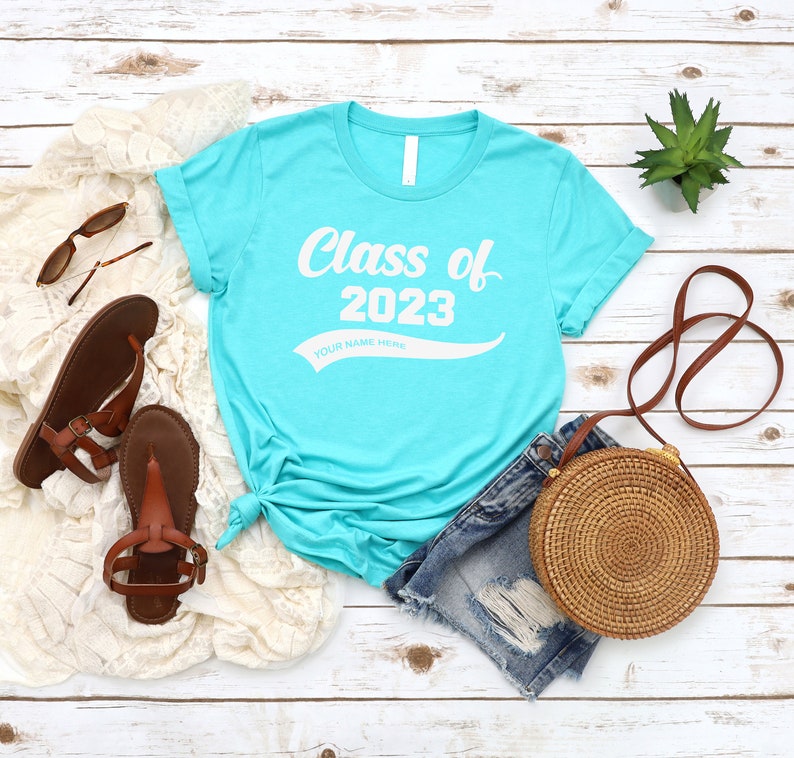 Graduation Class of Personalized T-shirt, Class of 2023, Graduation T ...