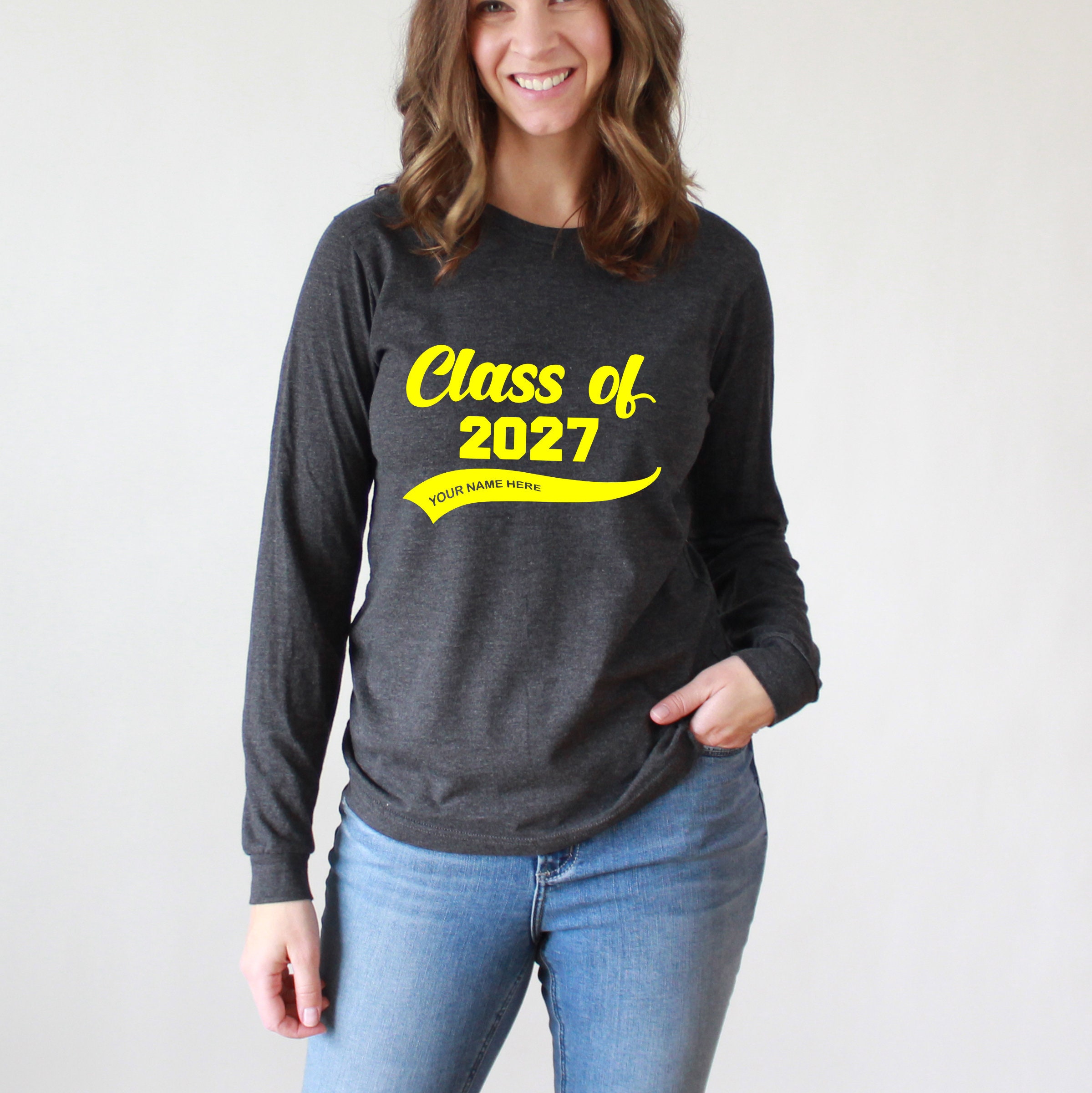 Graduation Class of Personalized T-shirt, Class of 2027, Graduation ...
