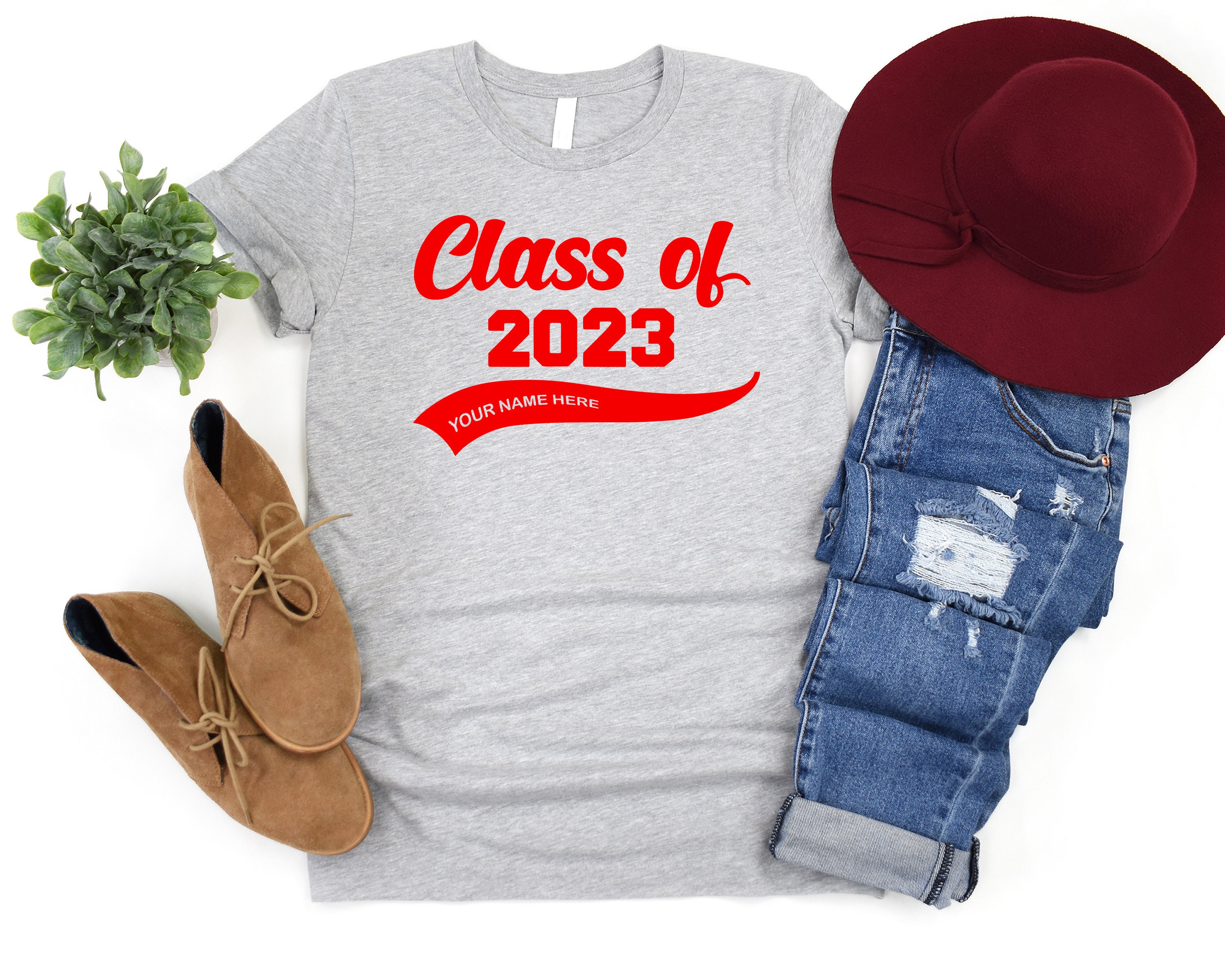 Graduation Class of Personalized T-shirt, Class of 2023, Graduation T ...