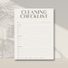 Weekly Cleaning Checklist Printable, to Start, Done, Delayed, Stuck ...
