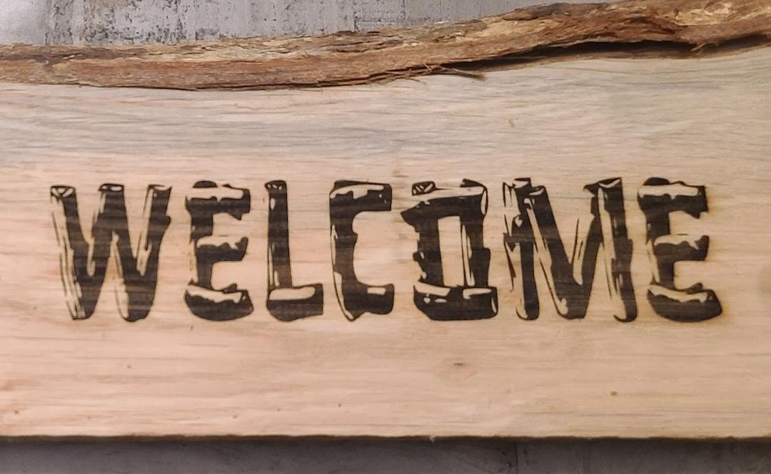 Welcome in Log Font SVG, PNG - Etsy