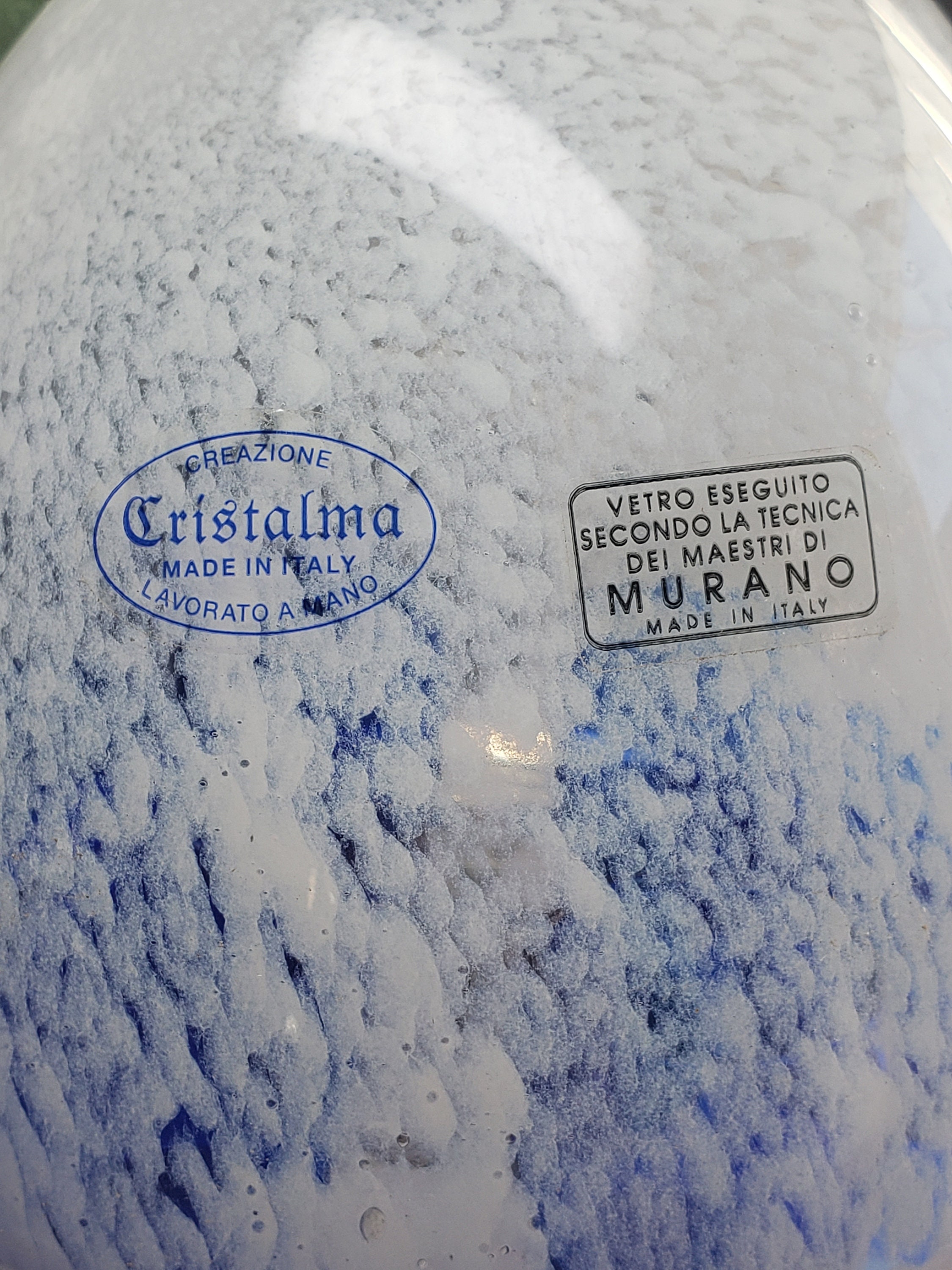 Vintage Murano Italy Hand Blown Art Glass Hinged Egg Mini Bar Caddy ...