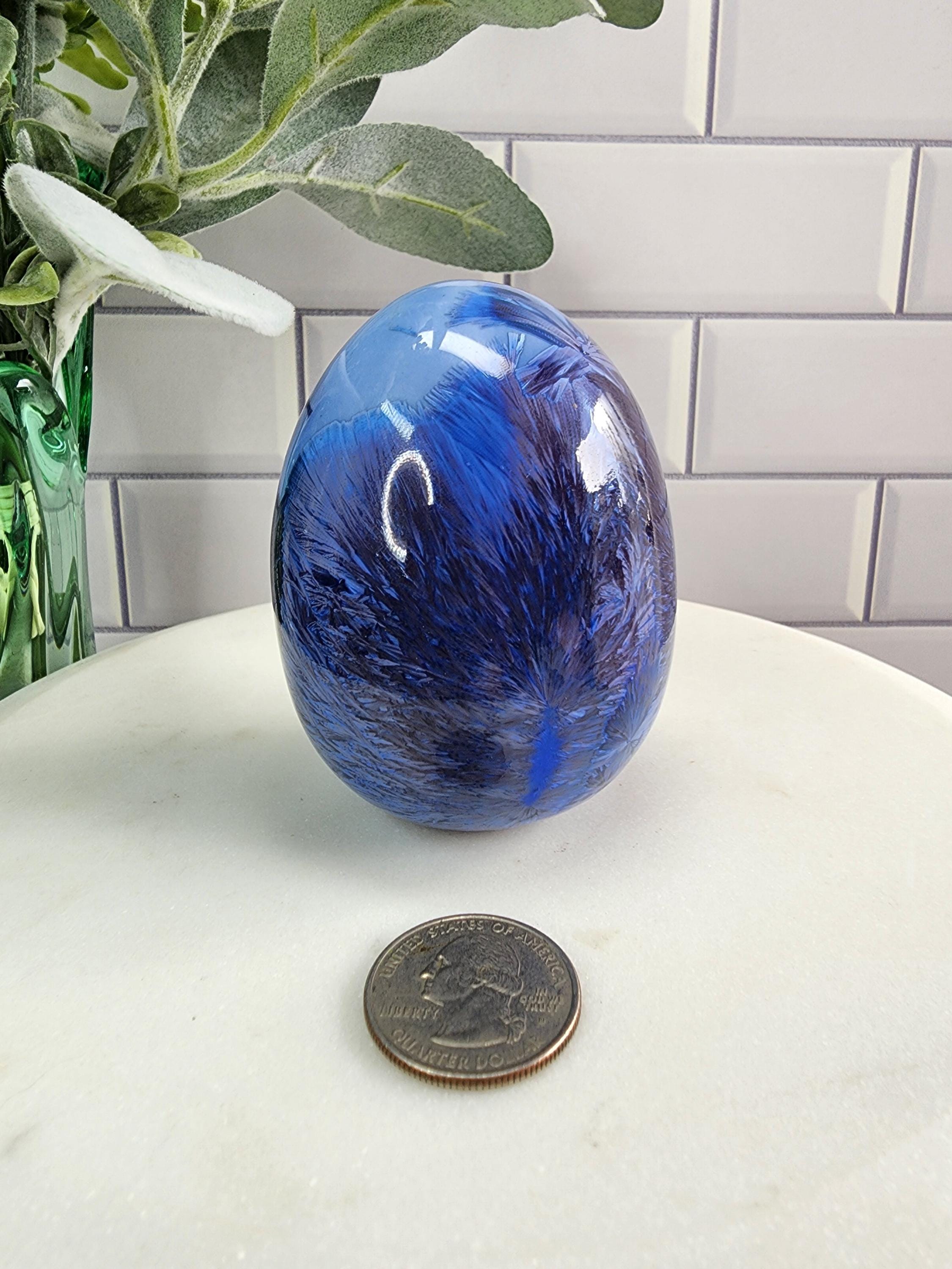 Vintage Duly Mitchell Crystalline Glaze Porcelain Egg: Sedona Art ...