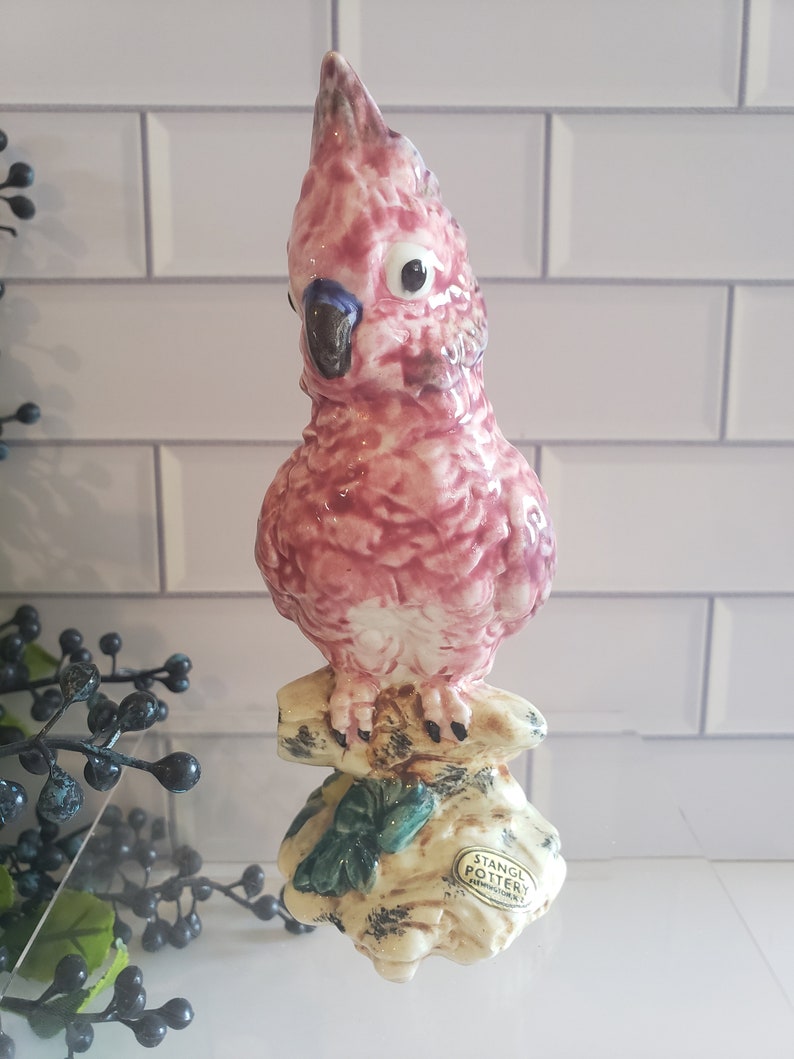 Vintage Stangl Pottery Cockatoo 3405 W/original Stangle - Etsy