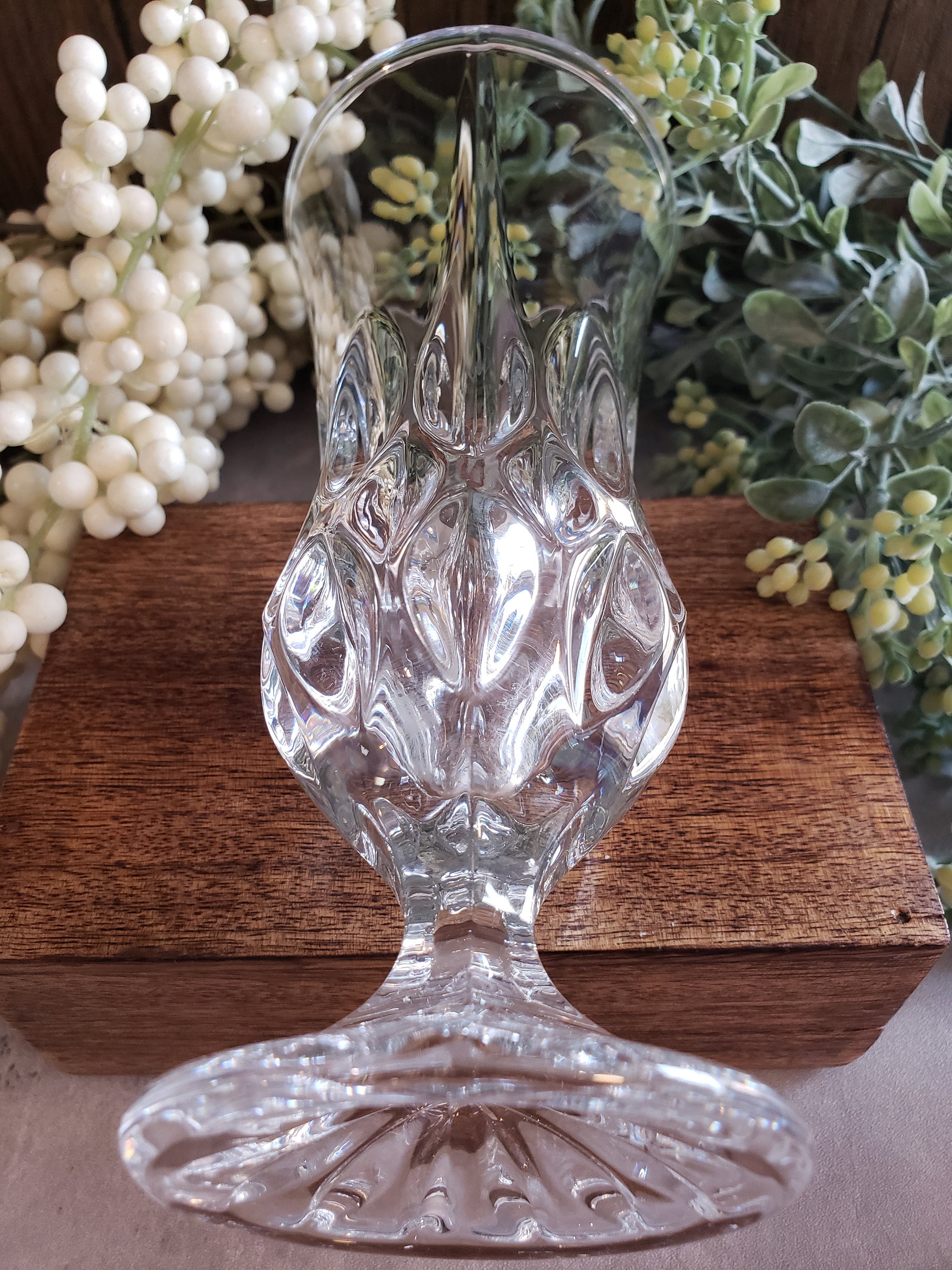 Vintage Gorham althea Full Lead Crystal Pedestal - Etsy