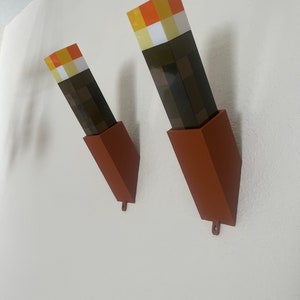 One Minecraft Torch Holder (torch NOT Included) - Etsy